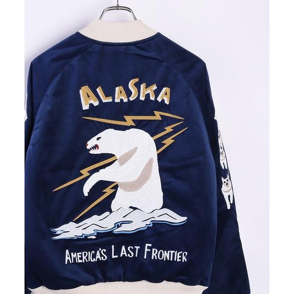 『タイムセール実施中』ZOZO問い合わせ番号:79347405ショップ:WESTSEA，ウエストシーブランド:HOUSTON，ヒューストン，WESTSEA，ウエストシー商品名:HOUSTON 別珍スカジャン（アラスカクマ・ホワイトタイガー・...