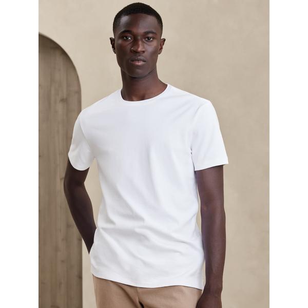 ZOZO問い合わせ番号:79347601ショップ:BANANA REPUBLIC，バナナ・リパブリックブランド:BANANA REPUBLIC，バナナリパブリック商品名:Luxury-Touch Tシャツカテゴリ:トップス>Tシャツ/...