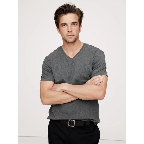 ZOZO問い合わせ番号:79347602ショップ:BANANA REPUBLIC，バナナ・リパブリックブランド:BANANA REPUBLIC，バナナリパブリック商品名:Luxury-Touch 半袖VネックTシャツカテゴリ:トップス&gt...