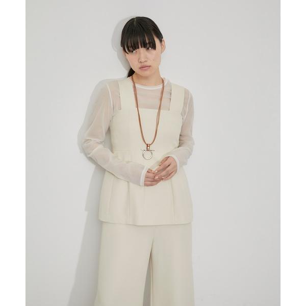 『セール実施中』ZOZO問い合わせ番号:79347987ショップ:ADAM ET ROPE'，アダムエロペブランド:ADAM ET ROPE'，アダムエロペ商品名:ペプラムロンパースカテゴリ:オールインワン・サロペット>つなぎ/オール...