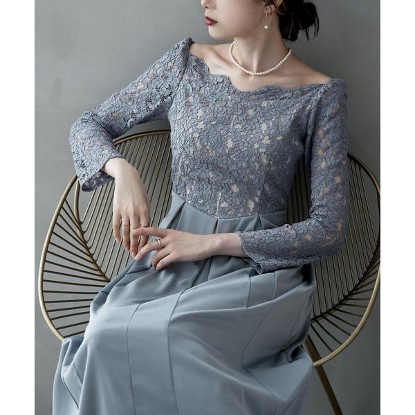 ZOZO問い合わせ番号:79349335ショップ:bflat，ビーフラットブランド:etoll.，エトル商品名:バレエネックスカラップレースパーティードレス 結婚式 お呼ばれワンピースカテゴリ:ワンピース/ドレス>ドレスブランド品番:...