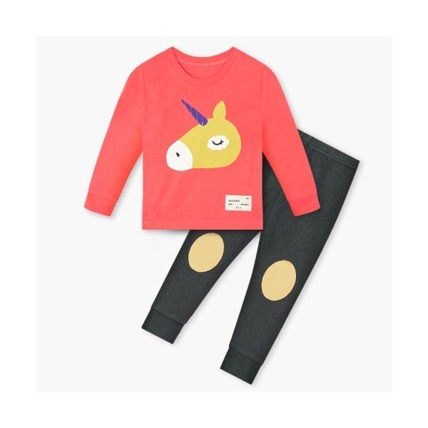 『タイムセール実施中』ZOZO問い合わせ番号:79475931ショップ:Auntie Rosa，アンティローザブランド:unifriend，ユニフレンド商品名:韓国子供服 キッズパジャマ 9分丈 長袖カテゴリ:ルームウェア>ルームウェ...