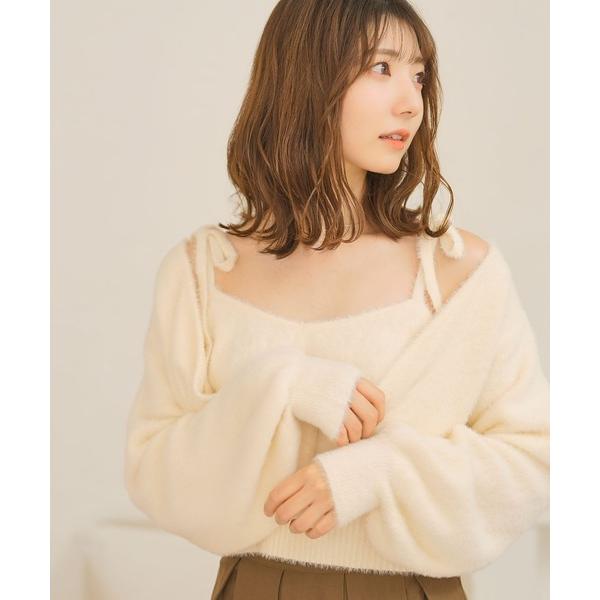 『タイムセール実施中』ZOZO問い合わせ番号:79508902ショップ:夢展望（YUMETENBO），ユメテンボウブランド:moulis'，ムーリス，Newlyme，ニューリーミー，夢展望，ユメテンボウ商品名:シャギーアンサンブルニットカテ...