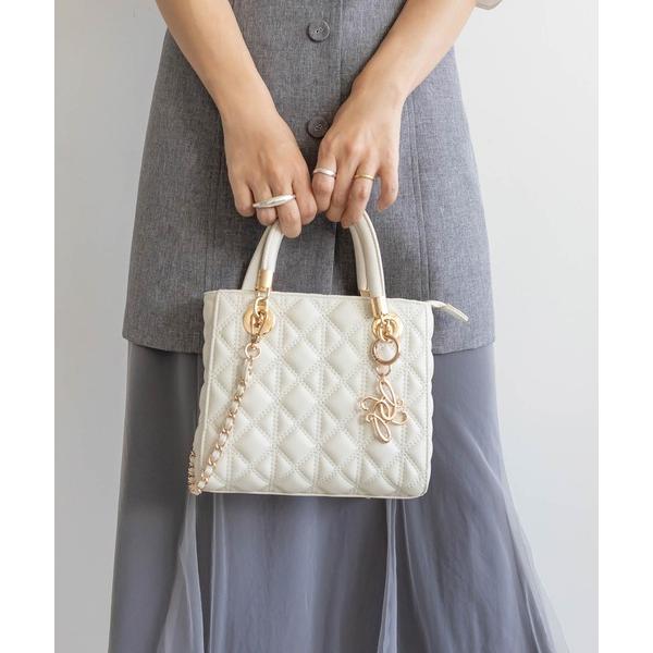 ZOZO問い合わせ番号:79510571ショップ:RANDA，ランダブランド:RANDA，ランダ商品名:2WAYキルティングバッグカテゴリ:バッグ>ハンドバッグブランド品番:FB33014素材:アイボリー・ブラック・ピンク・ホワイト・...