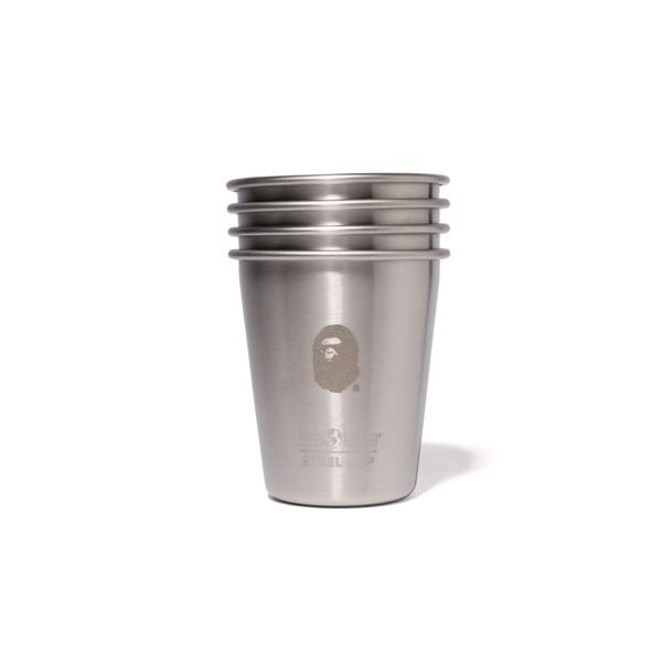 ZOZO問い合わせ番号:79510820ショップ:A BATHING APE，ア ベイシング エイプブランド:A BATHING APE，アベイシングエイプ商品名:KLEAN KANTEEN STEEL CUP 10OZ SET Mカテゴリ...