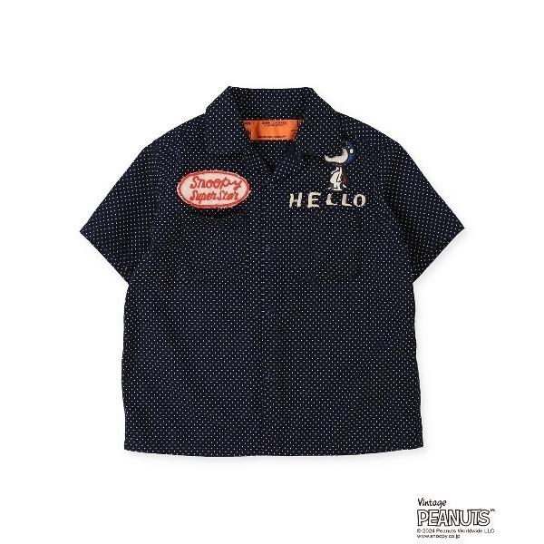 『セール実施中』ZOZO問い合わせ番号:79639807ショップ:FITH ONLINE STORE，フィスオンラインストアブランド:DENIM DUNGAREE，デニムダンガリー商品名:ツイル SNOOPY シャツカテゴリ:トップス&gt...