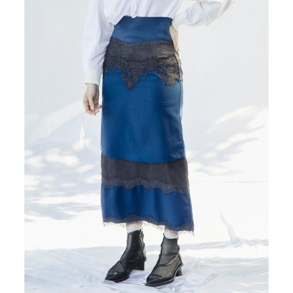 『セール実施中』ZOZO問い合わせ番号:79666667ショップ:AULA AILA/AULA，アウラアイラ/アウラブランド:AULA AILA，アウラアイラ商品名:レースコンビネーションストレートスカートカテゴリ:スカート>スカート...