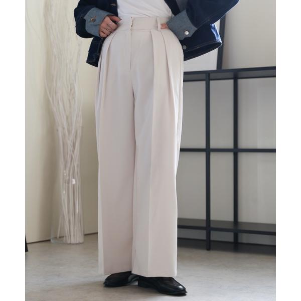 『タイムセール実施中』ZOZO問い合わせ番号:79672426ショップ:wears，ウェアーズブランド:ULEULA，ウルア商品名:ルーズワイドタックパンツ/美脚パンツカテゴリ:パンツ>その他パンツブランド品番:ULE24030500...