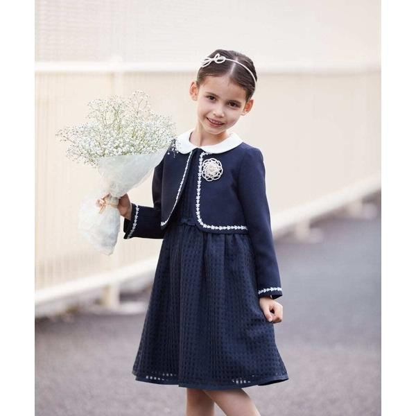 『セール実施中』ZOZO問い合わせ番号:79706168ショップ:a.v.v，アー・ヴェ・ヴェブランド:a.v.v，アーヴェヴェ商品名:[110-130]【セレモニースタイル】フラワーレースジャケットカテゴリ:フォーマルスーツ/小物>...