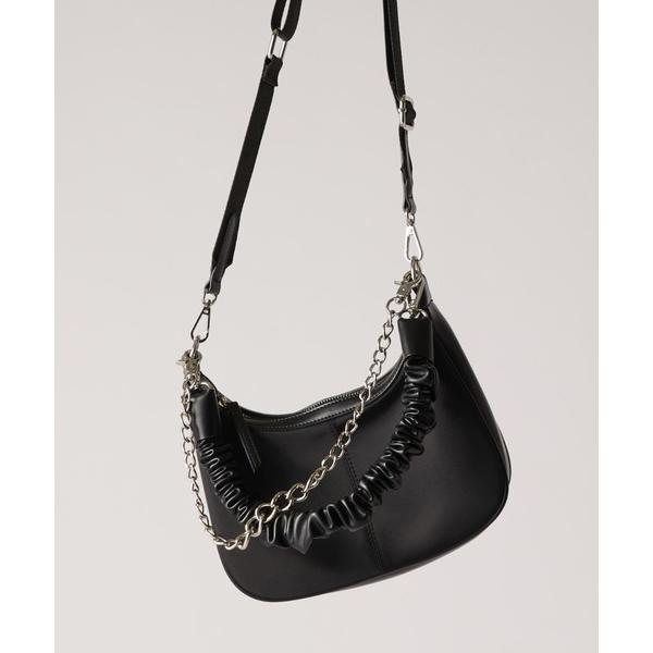 『セール実施中』ZOZO問い合わせ番号:79707551ショップ:Lui's，ルイスブランド:Lui's，ルイス商品名:シンセティックレザーナイロンコンビハーフムーンバッグカテゴリ:バッグ>ショルダーバッグブランド品番:LUZ2042...