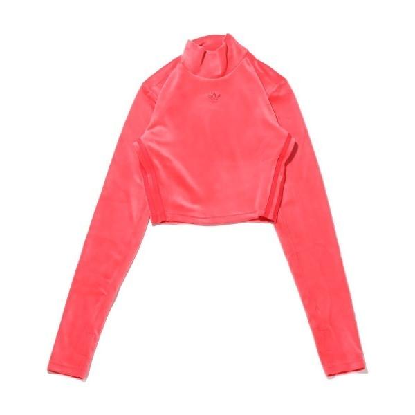 『セール実施中』ZOZO問い合わせ番号:79740423ショップ:atmos pink，アトモスピンクブランド:adidas，アディダス商品名:adidas VELVET CROP TOP / アディダス ベルベット クロップ トップ【SP...
