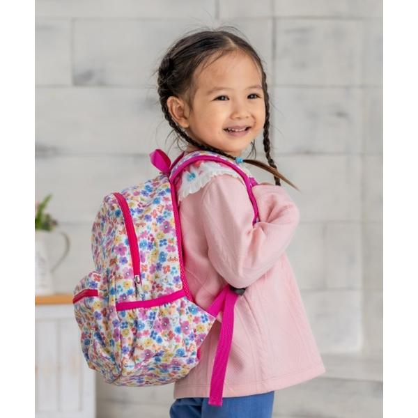 ZOZO問い合わせ番号:79741021ショップ:BANDAI APPAREL SHOP，バンダイアパレルショップブランド:ANPANMAN KIDS COLLECTION，アンパンマンキッズコレクション商品名:水彩お花総柄リュック11Lカ...