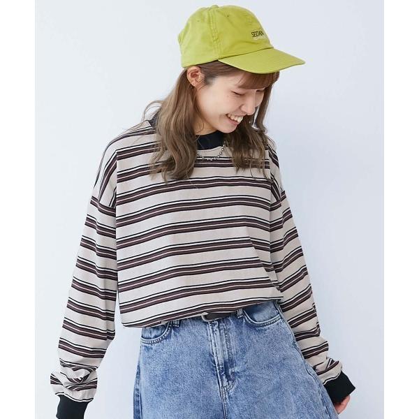 ZOZO問い合わせ番号:79741401ショップ:devirock，デビロックブランド:devirock，デビロック商品名:綿100% お洗濯してもよれにくい ビッグシルエット 袖リブ 大人 ボーダー 長袖Tシャツカテゴリ:トップス>...