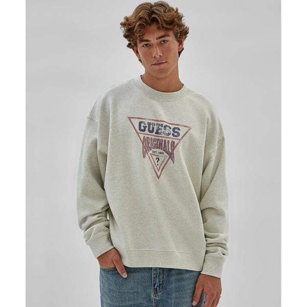 『セール実施中』ZOZO問い合わせ番号:79741417ショップ:GUESS，ゲスブランド:Guess，ゲス商品名:GUESS Originals Eco Vintage Heather Dev Sweatshirt トップス スウェットカ...