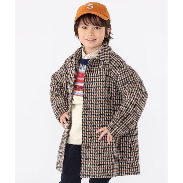 『セール実施中』ZOZO問い合わせ番号:79807230ショップ:SHIPS KIDS，シップス キッズブランド:SHIPS，シップス商品名:SHIPS KIDS:100〜130cm / ガンクラブチェック ステンカラー コートカテゴリ:ジ...