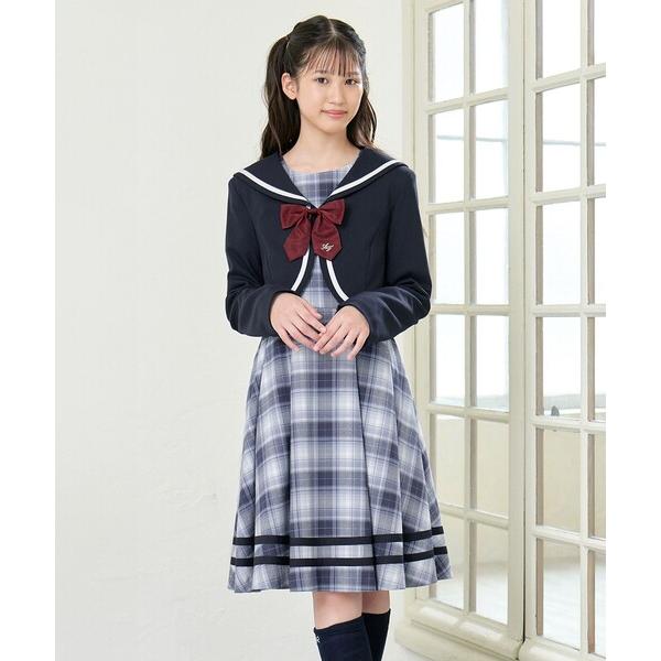 『セール実施中』ZOZO問い合わせ番号:79807794ショップ:ANY，エニィブランド:ANY，エニィ商品名:ジャケット付き チェック ワンピースカテゴリ:ワンピース/ドレス>ワンピースブランド品番:OPFSCS0290素材:ネイビ...