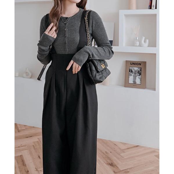 『セール実施中』ZOZO問い合わせ番号:79839055ショップ:Ada.，エイダブランド:kirakiraShop，キラキラショップ商品名:キレイ目シルエットで大人見せ。ハイウエスト タック サロペットカテゴリ:オールインワン・サロペット...