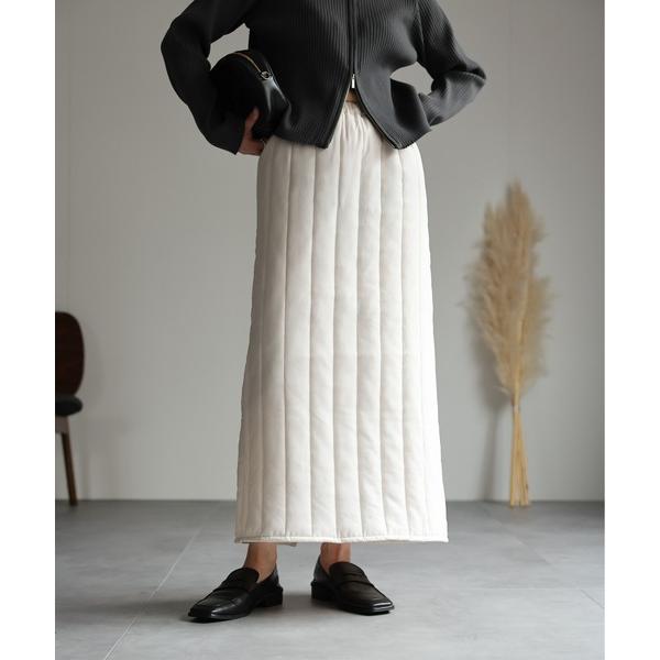 『セール実施中』ZOZO問い合わせ番号:79839638ショップ:Bonjour Sagan，ボンジュールサガンブランド:ap retro，アプレトロ，Bonjour Sagan，ボンジュールサガン商品名:キルティングスカート / タイトナ...