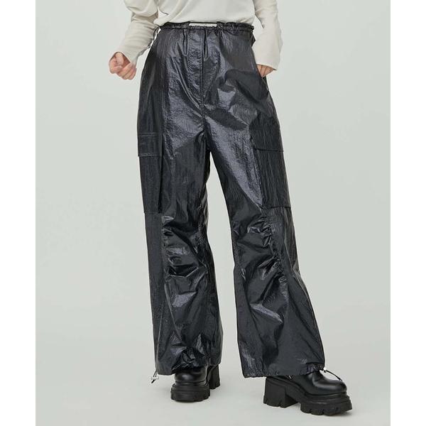 ZOZO問い合わせ番号:79870785ショップ:STUDIOUS WOMENS，ステュディオス ウィメンズブランド:MUKASA，ムカサ，STUDIOUS，ステュディオス商品名:【MUKASA/ムカサ】パールコーティングワークパンツカテゴ...