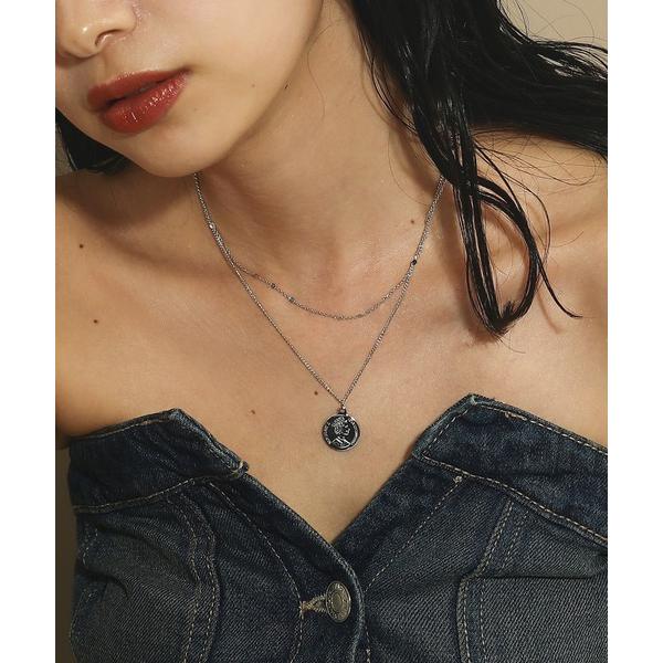 『セール実施中』ZOZO問い合わせ番号:79871663ショップ:Kana，カナブランド:voov，ブーブ商品名:コインモチーフ 2連 チェーン ネックレスカテゴリ:アクセサリー>ネックレスブランド品番:105-608-0089素材:...