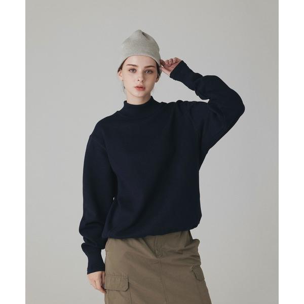 ZOZO問い合わせ番号:79872077ショップ:THE FRIDAY，ザフライデイブランド:UN-USELESS，アンユースレス商品名:【UN-USELESS】アンユースレス/ USL MOC NECK SWKNIT モックネックカテゴリ...