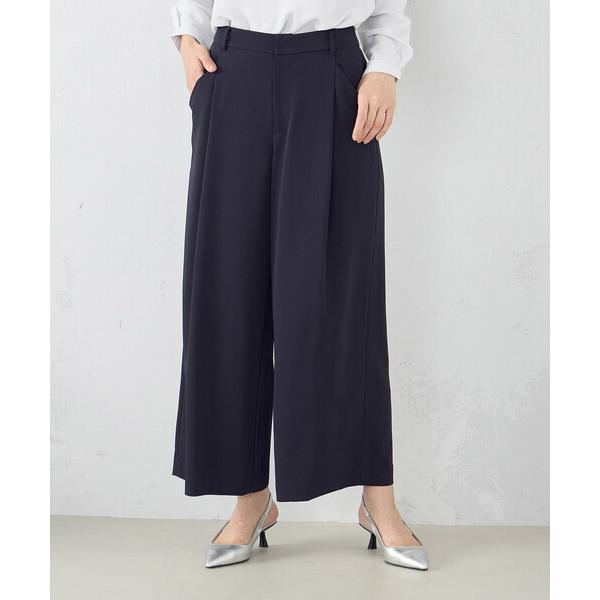 ZOZO問い合わせ番号:79872982ショップ:COMME CA ISM，コムサイズムブランド:COMME CA ISM，コムサイズム商品名:【セットアップ対応】ポリエステルツイル　ワイドパンツカテゴリ:フォーマルスーツ/小物>スー...