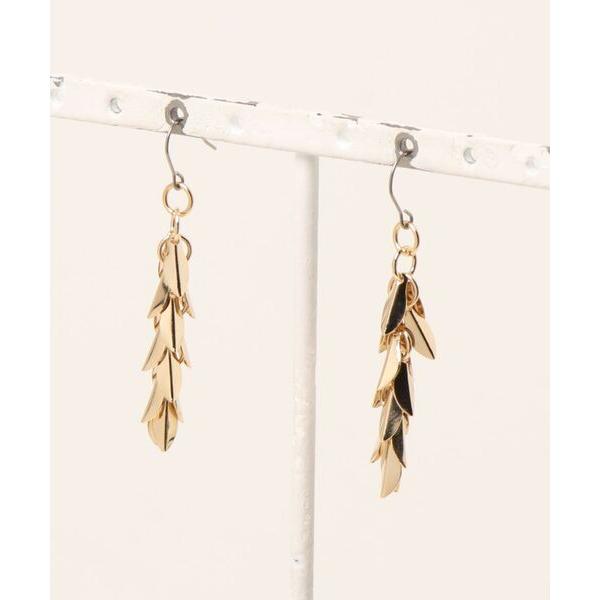 『タイムセール実施中』※このアイテムは返品・交換対象外商品です。ZOZO問い合わせ番号:79905782ショップ:TONE，トーンブランド:tone，トーン商品名:【YM】チタンピアス　ゴールドリーフ（MA）カテゴリ:アクセサリー>ピ...