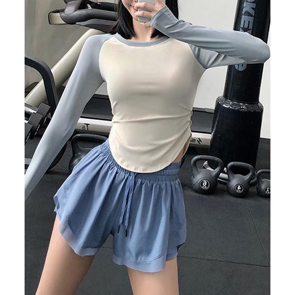 『タイムセール実施中』ZOZO問い合わせ番号:79936962ショップ:aimoha，アイモハブランド:REANO，レアノ商品名:【-REANO-レアノ】フィットネス長袖トップス ヨガウェア/トレーニングカテゴリ:アウトドア/スポーツ&gt...