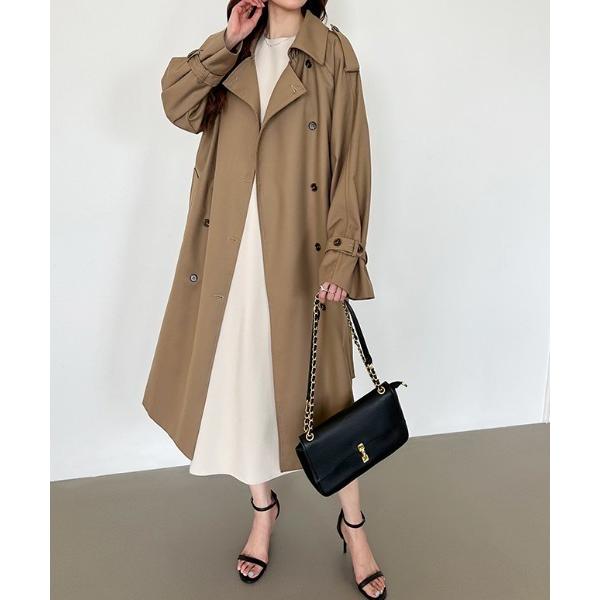 『タイムセール実施中』ZOZO問い合わせ番号:79937739ショップ:Ada.，エイダブランド:COCOMOMO，ココモモ商品名:ゆったりきれいめ ベルト付き スプリングコート トレンチコート ロング丈 オーバーサイズカテゴリ:ジャケット...