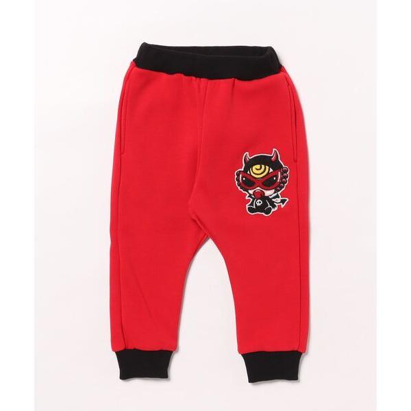 ZOZO問い合わせ番号:79940076ショップ:HYSTERIC MINI，ヒステリックミニブランド:HYSTERIC MINI，ヒステリックミニ商品名:MY FIRST HYSTERIC DEVILKIN ベア裏毛 しっぽ付きパンツカテ...