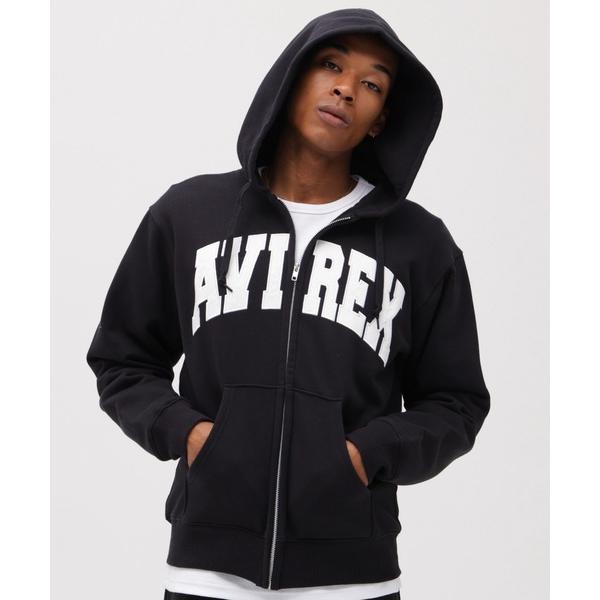 ZOZO問い合わせ番号:79971059ショップ:AVIREX，アヴィレックスブランド:AVIREX，アヴィレックス商品名:《DAILY/デイリー》ZIP UP SWEAT PARKA LOGO / ジップアップ スウェット パーカー ロゴ...