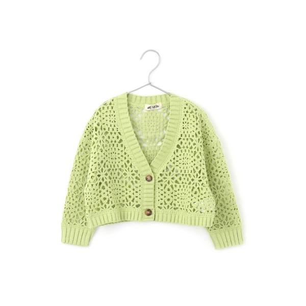 『タイムセール実施中』ZOZO問い合わせ番号:79971954ショップ:MAKE YOUR DAY，メイクユアデイブランド:MAKE YOUR DAY，メイクユアデイ商品名:クロシェ編みカーディガン■80〜140cmカテゴリ:トップス&gt...