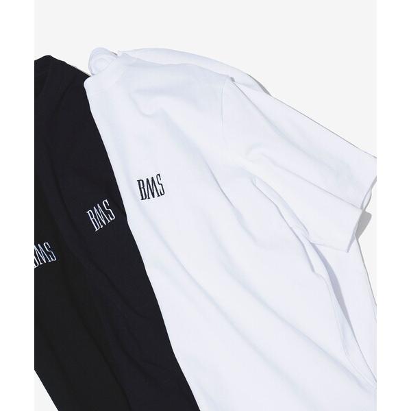 ZOZO問い合わせ番号:79974018ショップ:BEAMS MEN，ビームス メンブランド:BEAMS，ビームス商品名:ベーシックフィット BMS ロゴ Tシャツカテゴリ:トップス>Tシャツ/カットソーブランド品番:11-04-13...