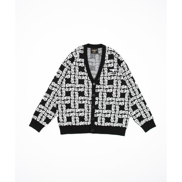 ZOZO問い合わせ番号:80036662ショップ:VIBGYOR，ヴィブジョーブランド:BOY LONDON，ボーイロンドン，VIBGYOR，ヴィブジョー商品名:【BOY LONDON】BOY LOGO PATTERNED　KNIT CAR...