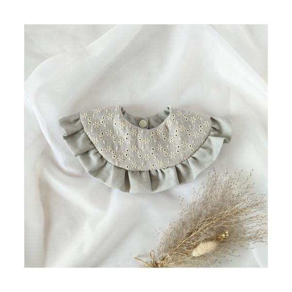 ※このアイテムは返品・交換対象外商品です。ZOZO問い合わせ番号:80068391ショップ:TONE，トーンブランド:tone，トーン商品名:【こまりはんどめいど】【大人気商品】刺繍ダブルガーゼのリバーシブルフリルスタイ/ベビースタイ / ...