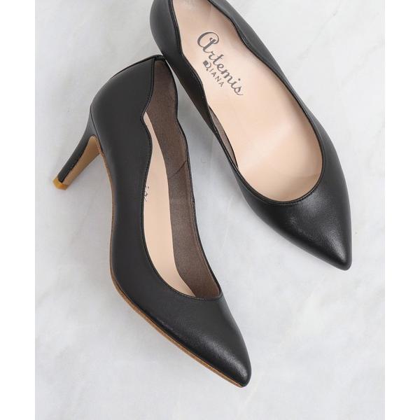 ZOZO問い合わせ番号:80072553ショップ:artemis by DIANA，アルテミス by ダイアナブランド:artemis by DIANA，アルテミスバイダイアナ商品名:【サステナブル】ポインテッドフラワーカットパンプスカテゴ...