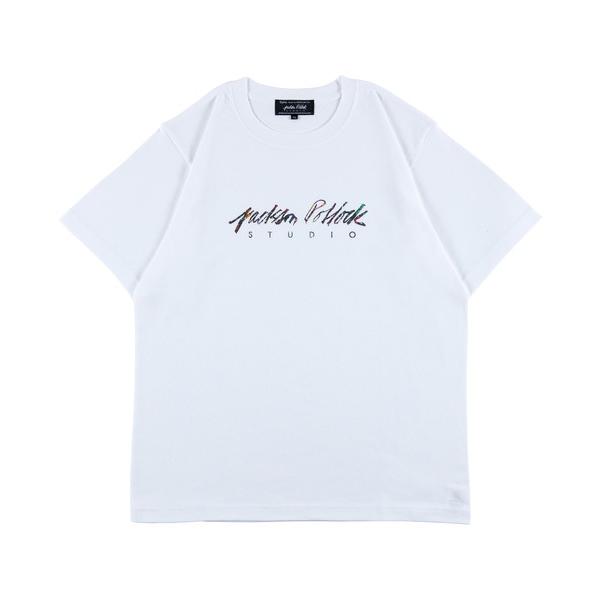 ZOZO問い合わせ番号:80103935ショップ:MEDICOM TOY，メディコム・トイブランド:Sync.，スィンク商品名:Sync.【Jackson Pollock Studio】LOGO TEE ”Jackson Pollock S...