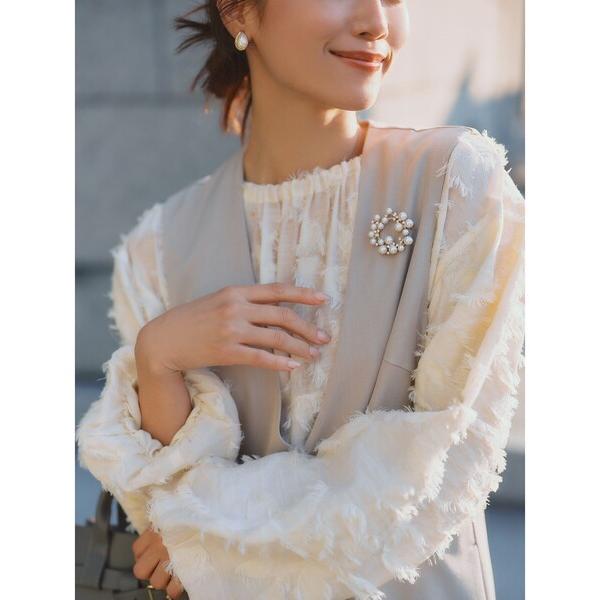 ZOZO問い合わせ番号:80104474ショップ:BEAMS HEART，ビームスハートブランド:BEAMS HEART，ビームスハート商品名:【セレモニー】フェイクパール ビジューブローチカテゴリ:アクセサリー>ブローチ/コサージュ...