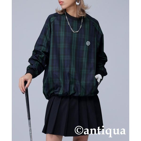 ZOZO問い合わせ番号:80104646ショップ:antiqua，アンティカブランド:antiqua，アンティカ商品名:【STCH】英国風チェックロゴトップスカテゴリ:トップス>その他トップスブランド品番:ZST-00044素材:ポリ...