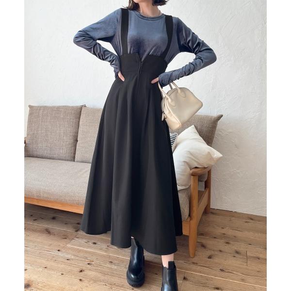 『タイムセール実施中』ZOZO問い合わせ番号:80106507ショップ:me Jane，ミージェーンブランド:Rejoule，リジュール，meJane，ミージェーン商品名:フロントジップハイウエストジャンスカカテゴリ:ワンピース/ドレス&g...