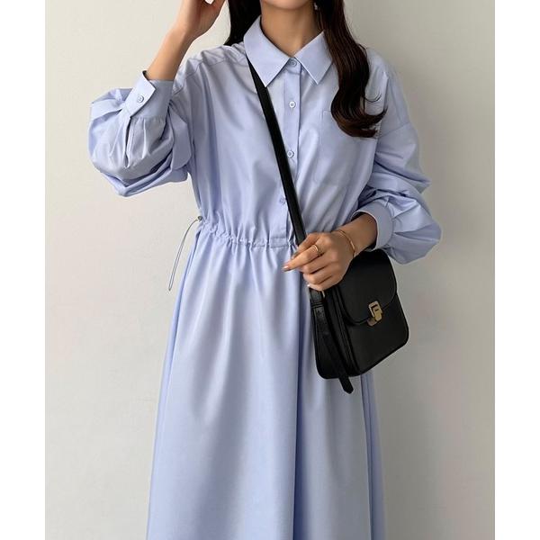 『タイムセール実施中』ZOZO問い合わせ番号:80106863ショップ:JUNOAH，ジュノアブランド:callautia，カラウティア商品名:ドロストシャツワンピース【ペチスカートセット】カテゴリ:ワンピース/ドレス>シャツワンピー...