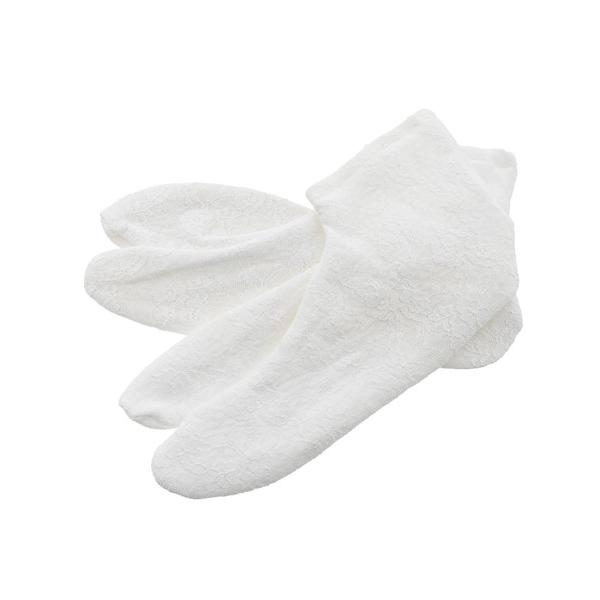 ZOZO問い合わせ番号:80139418ショップ:KIMONOMACHI，キモノマチブランド:KIMONOMACHI，キモノマチ商品名:レース足袋 単品「白地×白・黒地×黒・白地×黒・黒地×白 全4色」フリーサイズ 22.0cm〜24.0c...