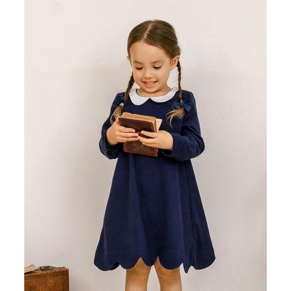 ZOZO問い合わせ番号:80141741ショップ:panpantutu，パンパンチュチュブランド:panpantutu，パンパンチュチュ商品名:おすましスカラップワンピース(長袖)カテゴリ:ワンピース/ドレス>ワンピースブランド品番:...