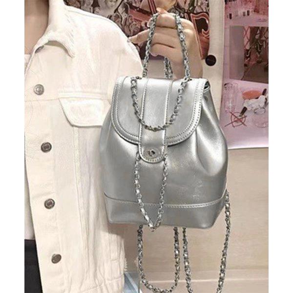 『タイムセール実施中』ZOZO問い合わせ番号:80235427ショップ:Ada.，エイダブランド:Miniministore，ミニミニストア商品名:韓国リュック レディース チェーンバッグカテゴリ:バッグ>バックパック/リュックブラン...