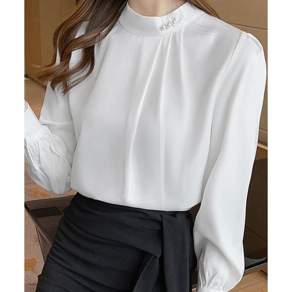 『タイムセール実施中』ZOZO問い合わせ番号:80235428ショップ:Ada.，エイダブランド:Miniministore，ミニミニストア商品名:【新色追加】ブラウスフォーマル レディース 長袖上品カテゴリ:トップス>シャツ/ブラウ...