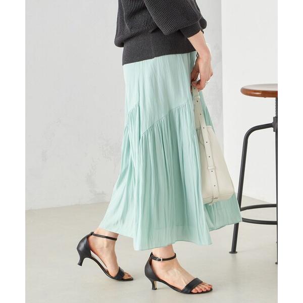『セール実施中』ZOZO問い合わせ番号:80267792ショップ:SHIPS for women，シップス フォー ウィメンブランド:SHIPS，シップス商品名:〈手洗い可能〉割繊 バイアス 切替 フレア スカート 24SS ◇カテゴリ:ス...