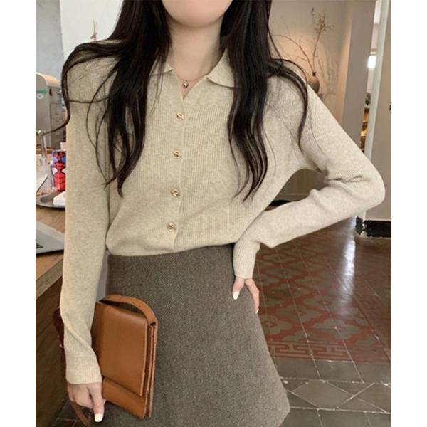 『タイムセール実施中』ZOZO問い合わせ番号:80267950ショップ:Ada.，エイダブランド:Miniministore，ミニミニストア商品名:【新サイズ追加】秋冬ニットトップス レディースニットポロカテゴリ:トップス>ニット/セ...