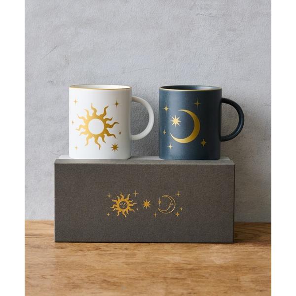 ZOZO問い合わせ番号:80269318ショップ:BIRTHDAY BAR，バースデイバーブランド:BIRTHDAY BAR，バースデイバー，Actually，アクチュアリー商品名:SUN＆MOON ペアマグカップカテゴリ:食器/キッチン&...