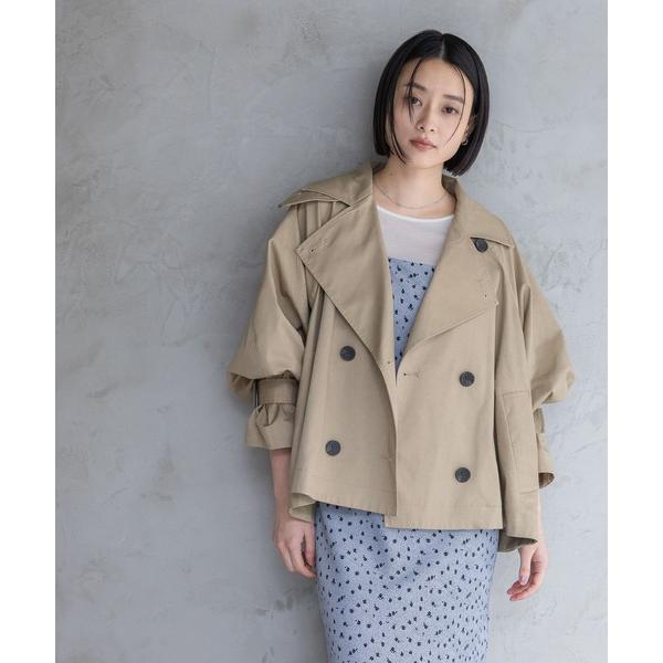 ZOZO問い合わせ番号:80269815ショップ:A part by，アパートバイブランド:A part by，アパートバイ商品名:キャンディースリーブショートトレンチコートカテゴリ:ジャケット/アウター>トレンチコートブランド品番:...