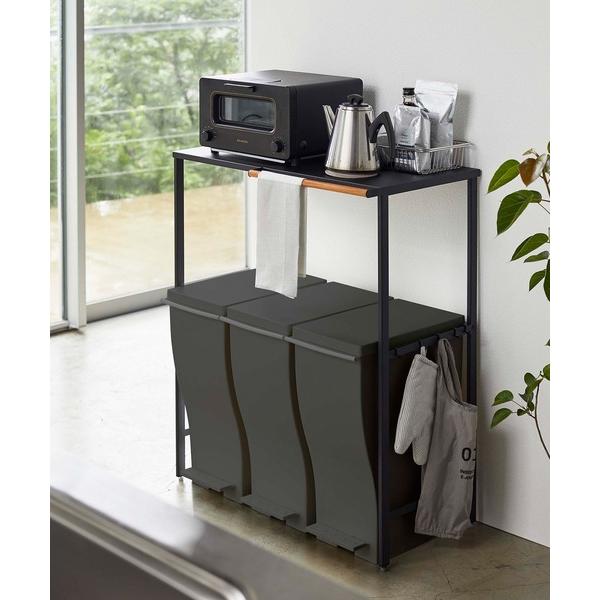 ZOZO問い合わせ番号:80270307ショップ:BELLUNA PLUS，ベルーナ プラスブランド:tower，タワー，iellio，イエリオ商品名:tower(タワー) 伸縮　ゴミ箱上ラックカテゴリ:食器/キッチン>キッチンツール...